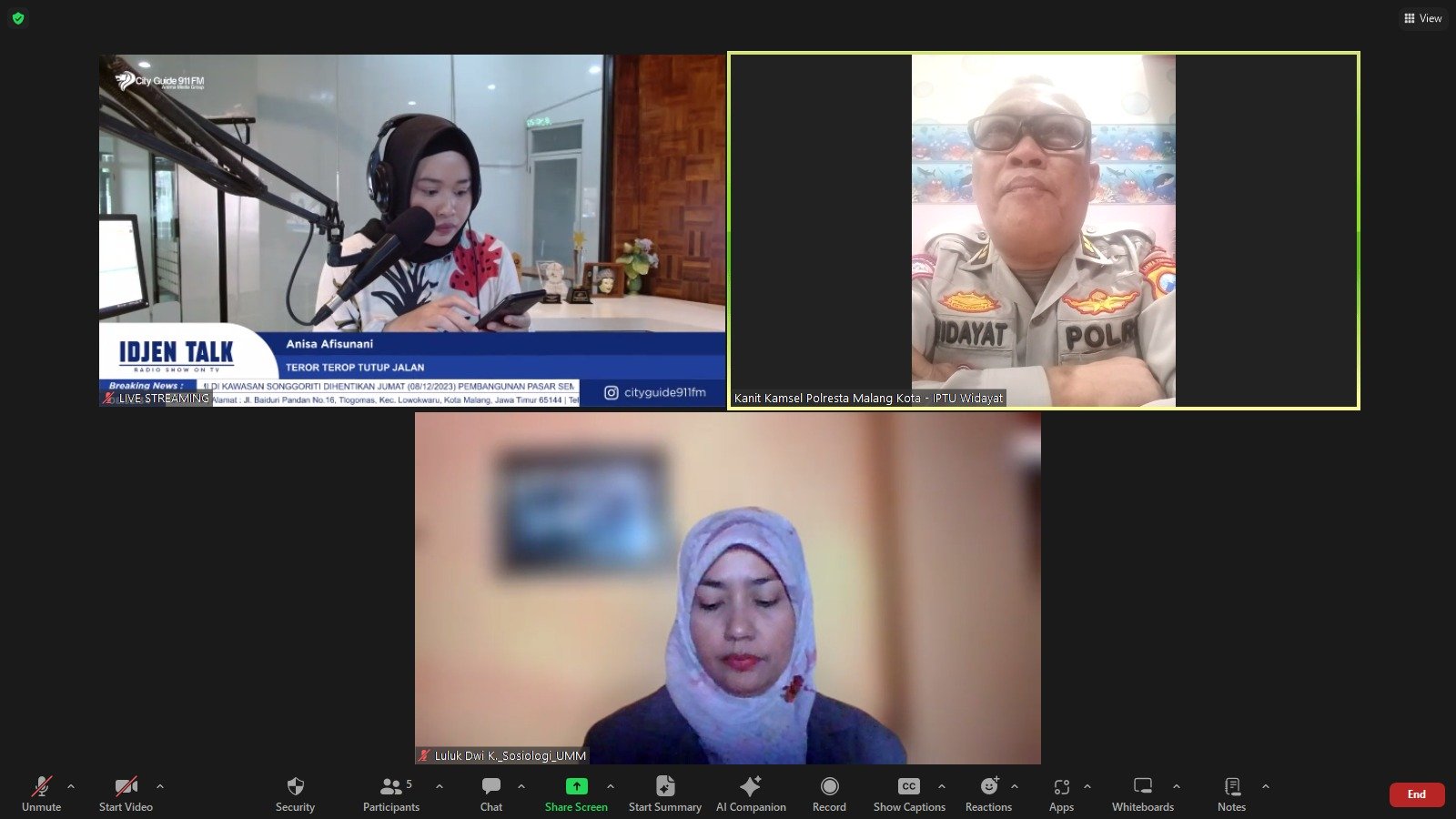 malang-post.com - Pemasangan Terop Menutup Jalan Harus Berizin