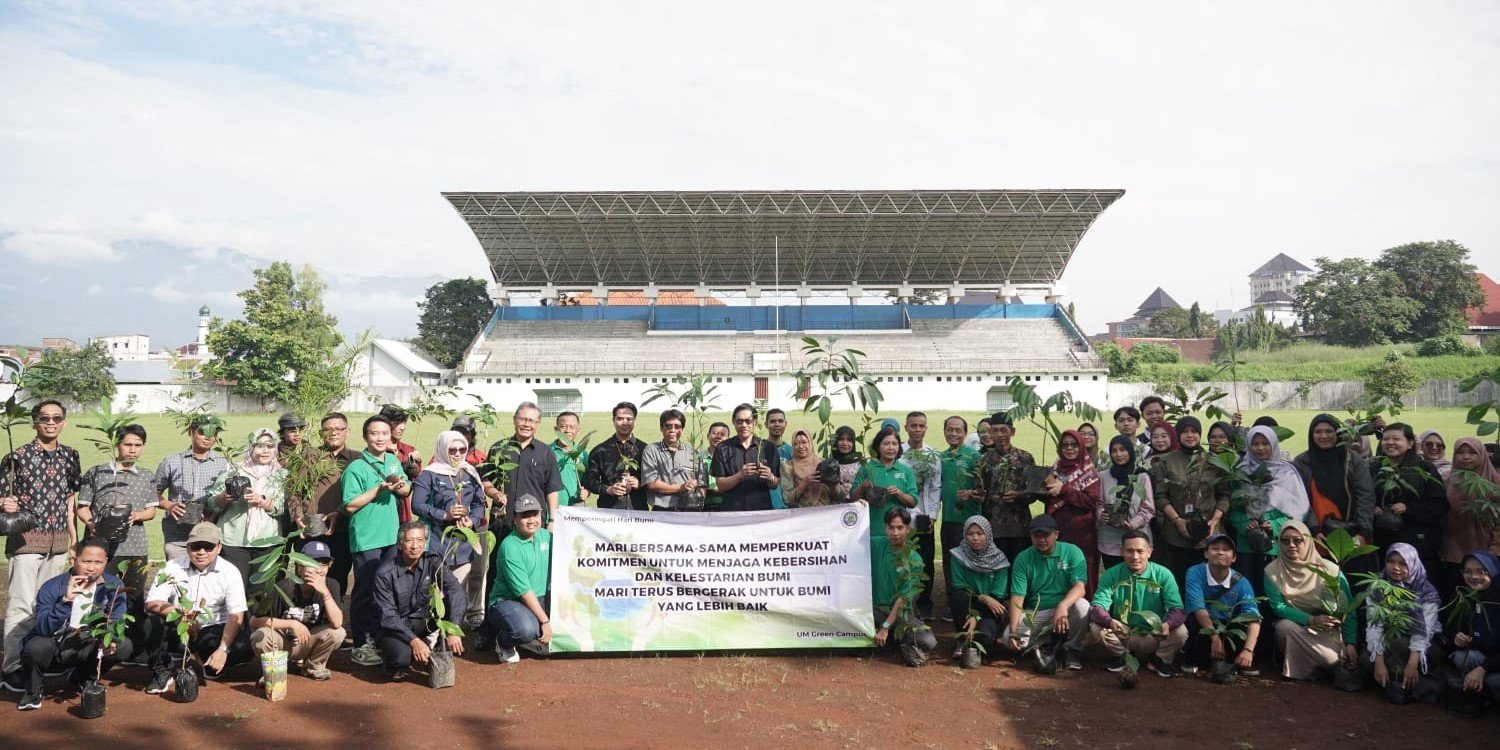 malang-post.com - Universitas Negeri Malang Peringati Hari Bumi, Tanam ...