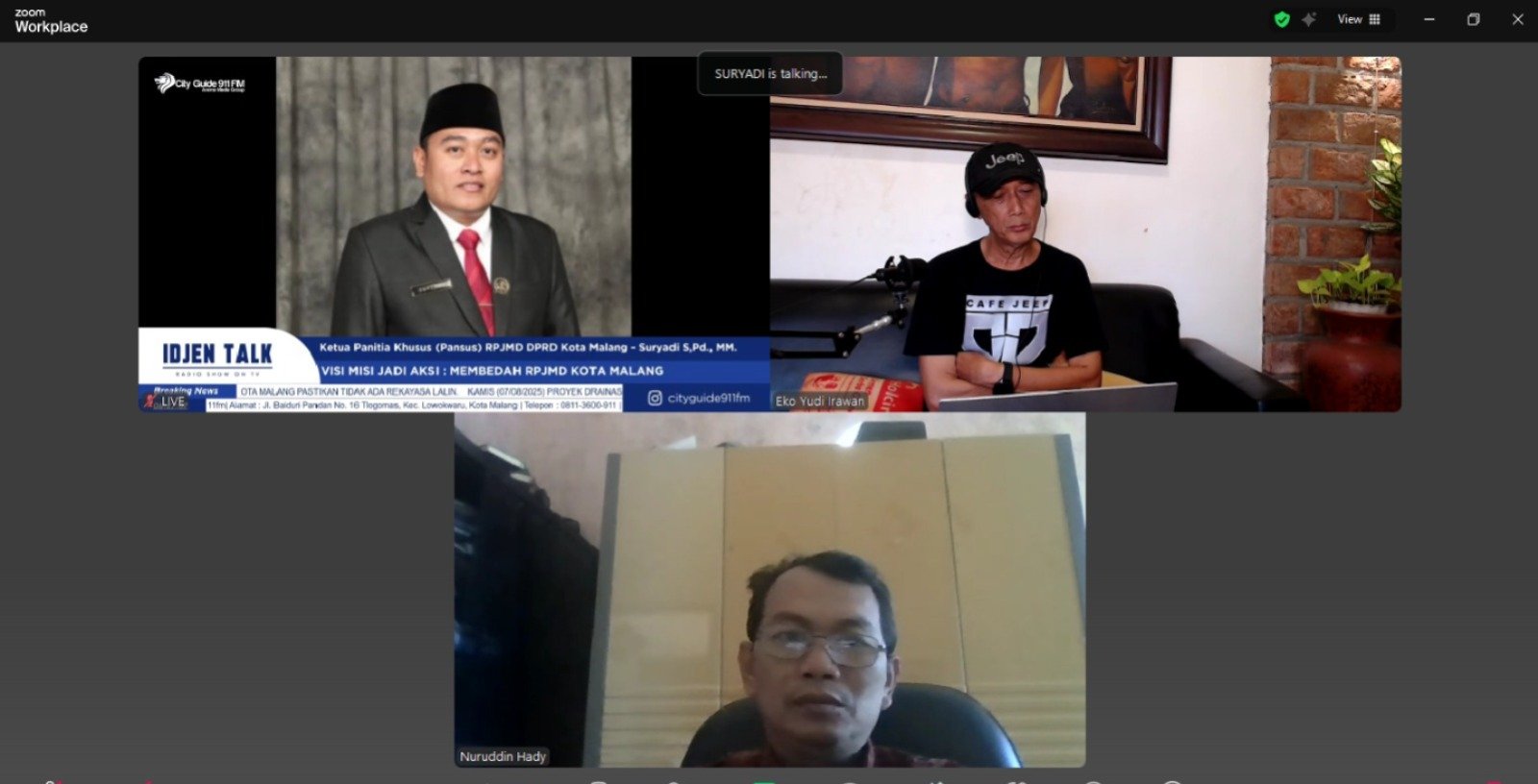 malang-post.com - RPJMD Kota Malang Harus Fokus pada Isu Strategis