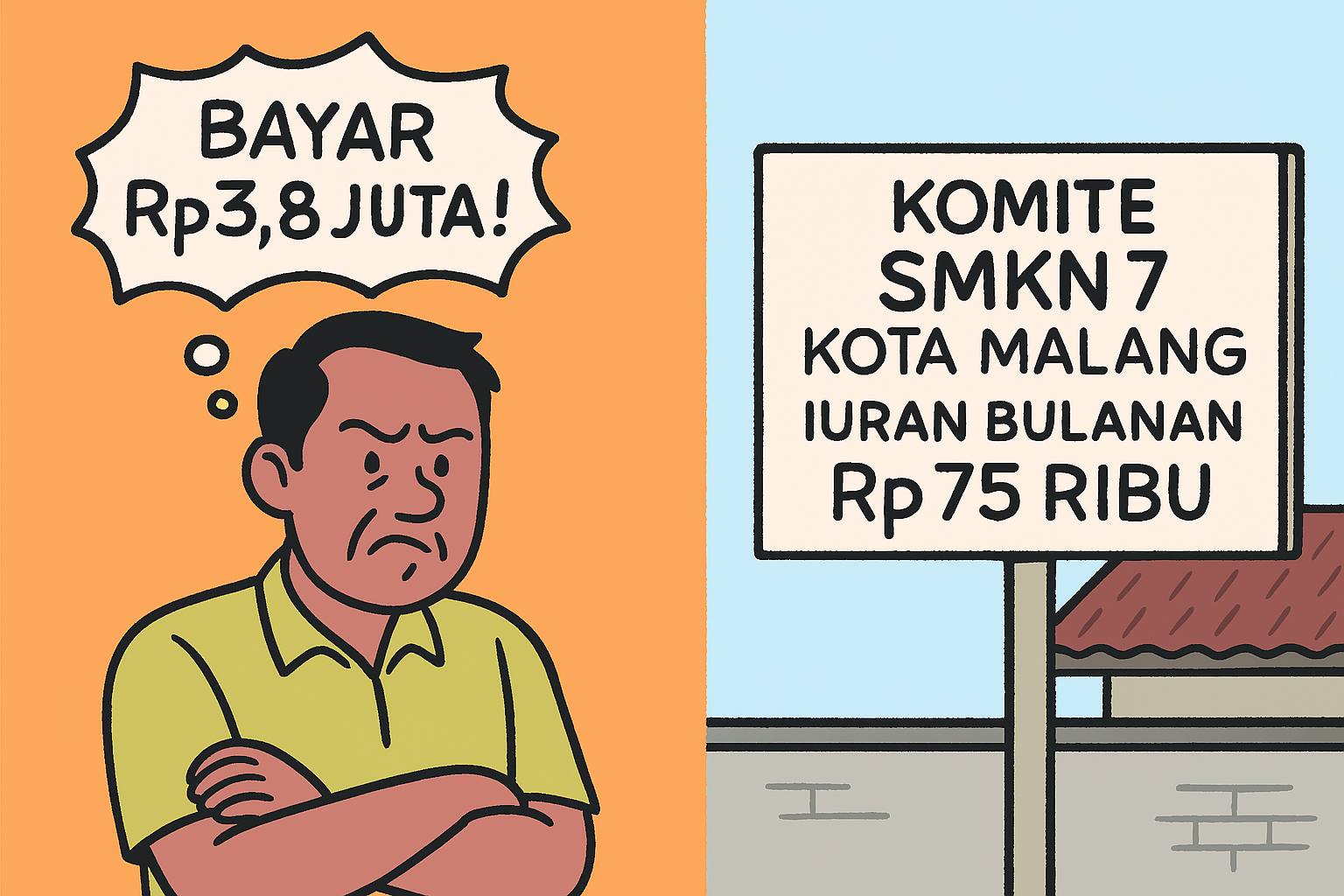 malang-post.com - Masih Ada Tarikan Uang Bulanan di SMKN 7 Kota Malang